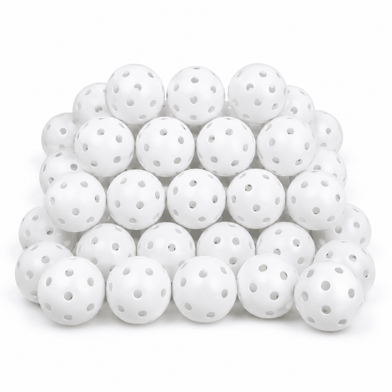 36 Pack Plastic Practice Golf Balls, 42mm Hollow Limited-Flight Golf ...