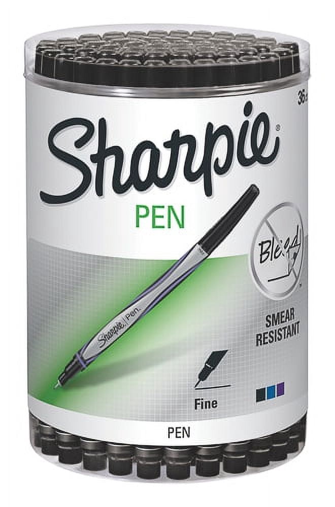 36/Pack Sharpie 1744159 Fine Point Pen Black - Walmart.com