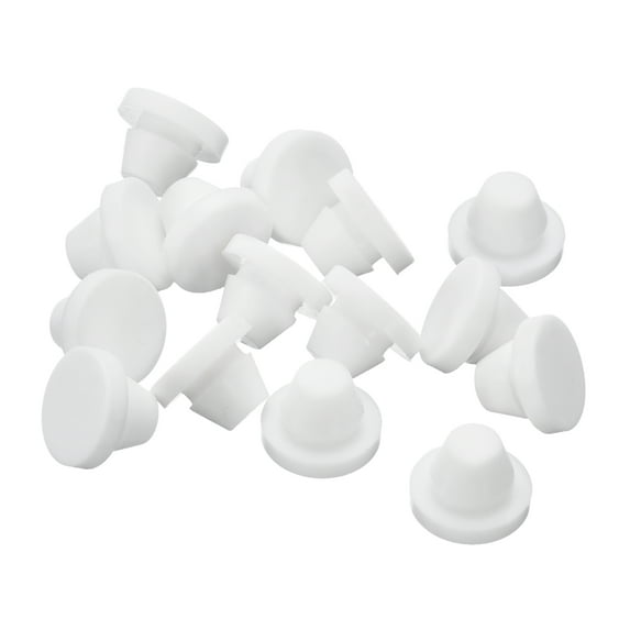 36 Pack Silicone Hole Plug, Black Rubber Round Hole Plugs Fit for ...