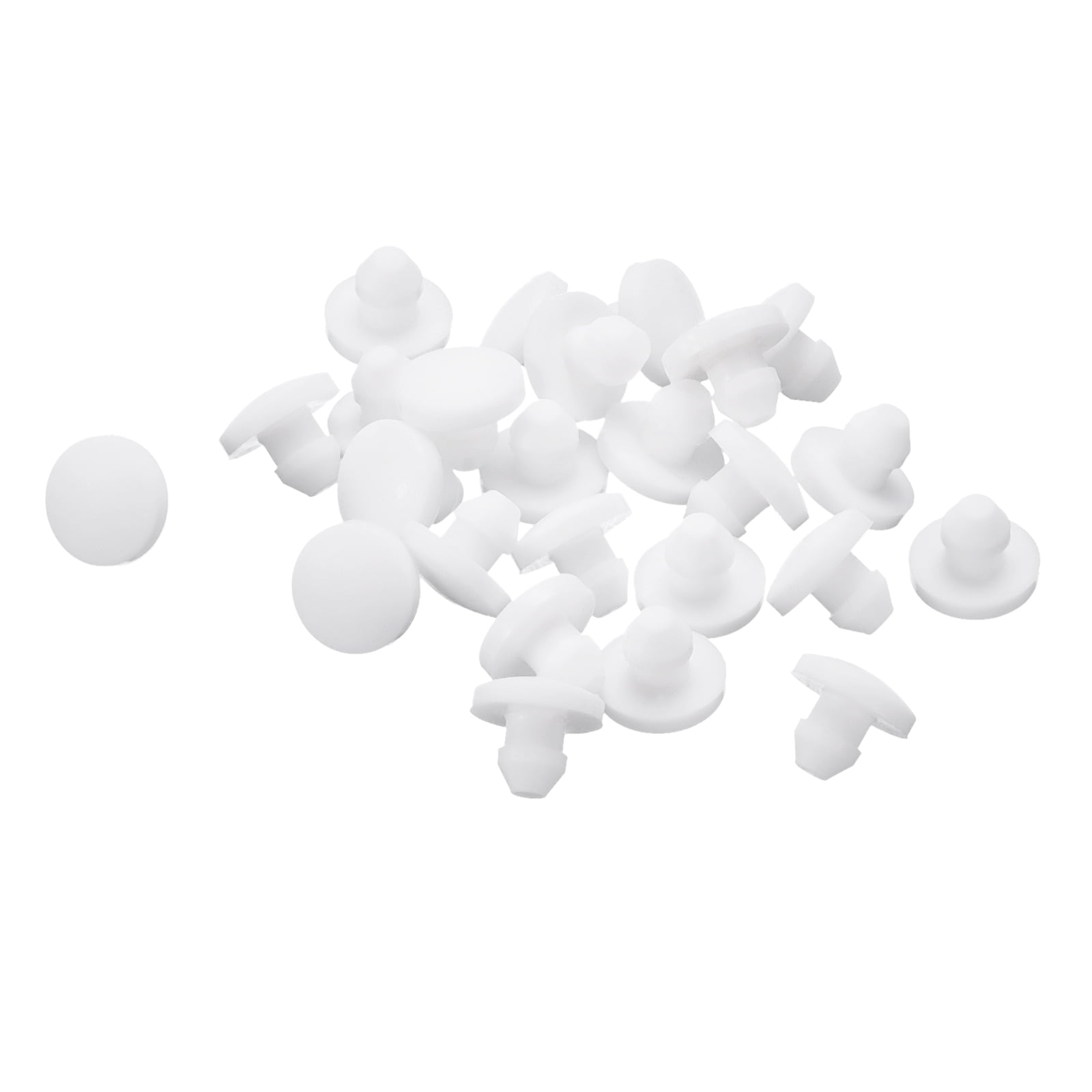 36 Pack Silicone Hole Plug, Clear Rubber Round Hole Plugs Fit for ...