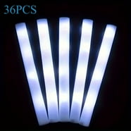 LED Foam Batons Pack of 100 Multicolor Light Up Batons with 3 Modes, 18 ...