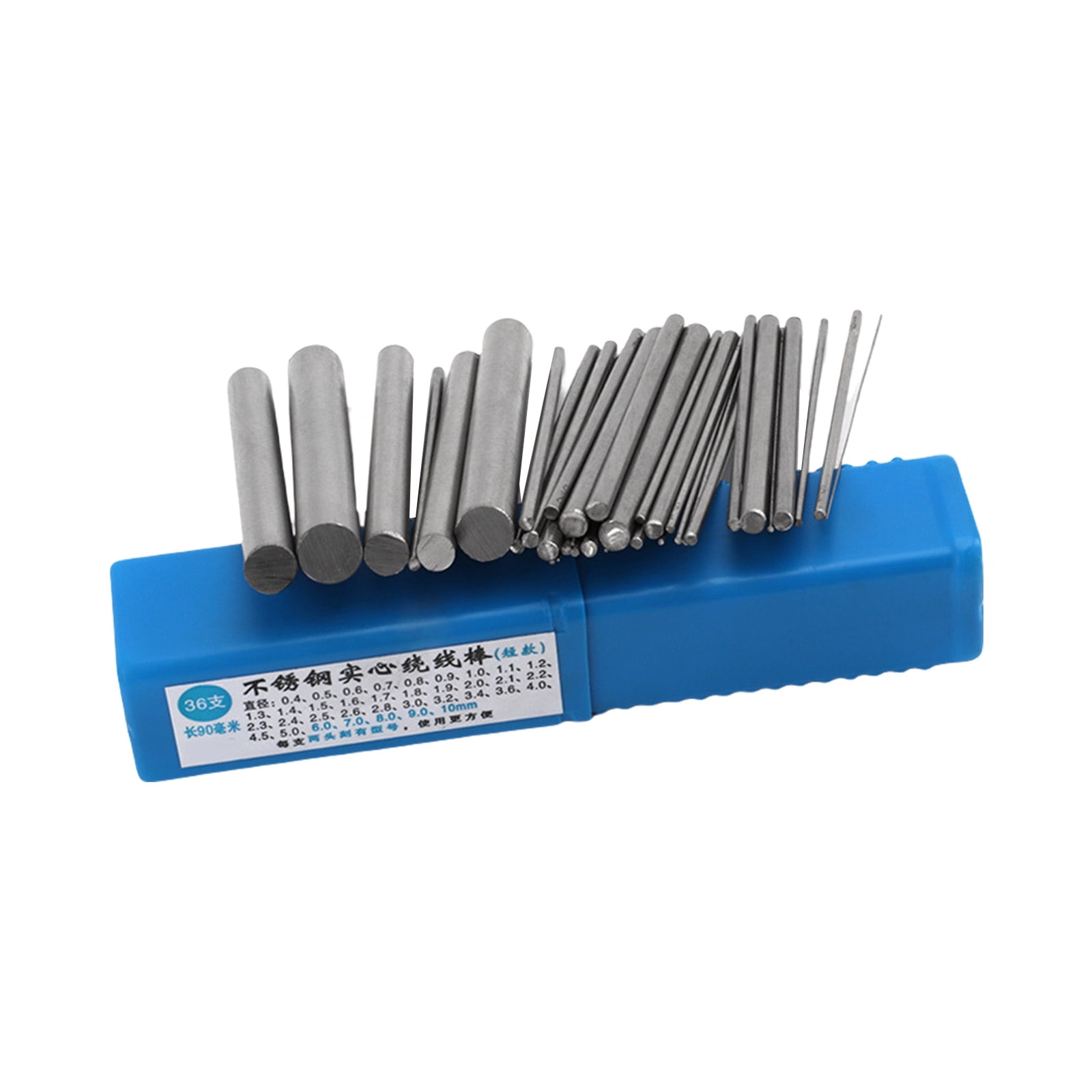 36 Pack Stainless Steel Wire Forming Rods Solid Metal Mandrel Fashion ...