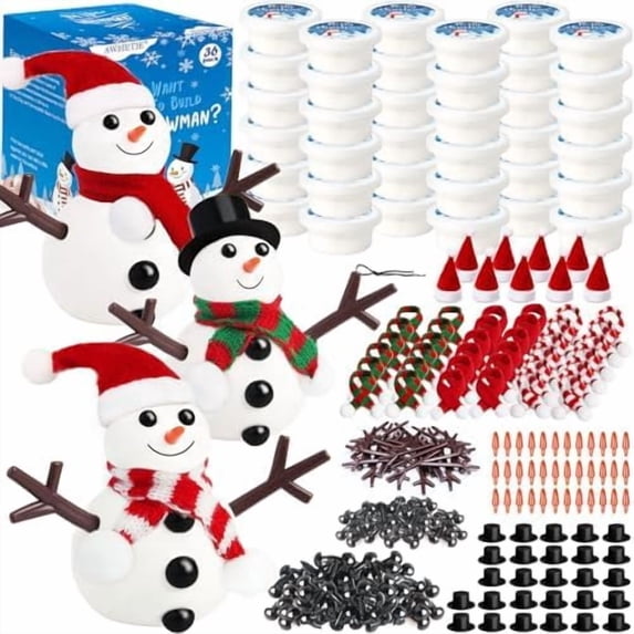 36 Pack Stocking Stuffers for Kids,Christmas Crafts for Kids Bulk,Build ...