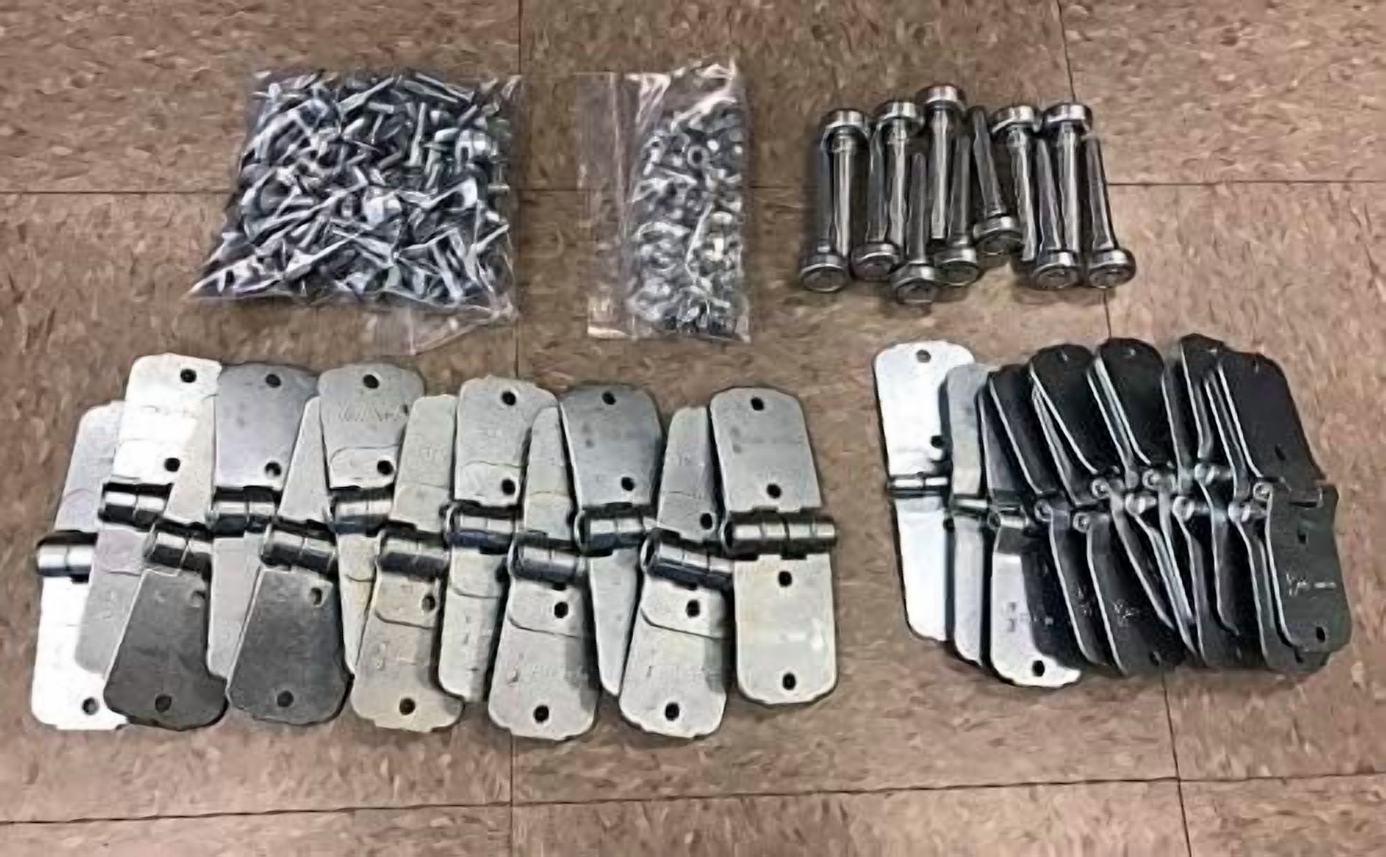 36 Pack Todco Door Repair Kit Overhead Truck - Hinges + 1" Rollers ...