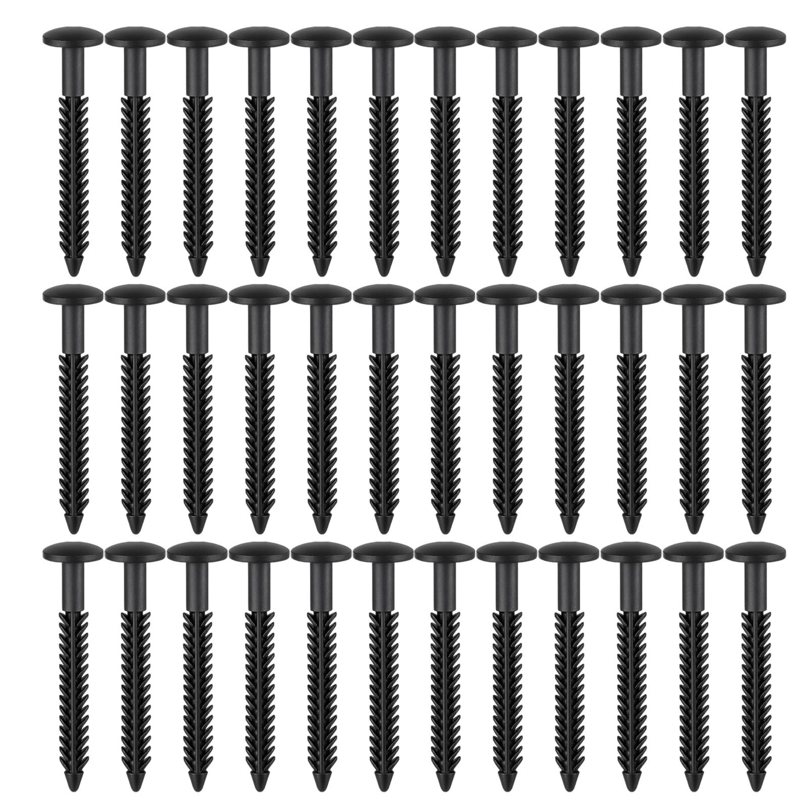 36 Pack Vinyl Shutter Fasteners - 3" Exterior Window Shutter Screws ...
