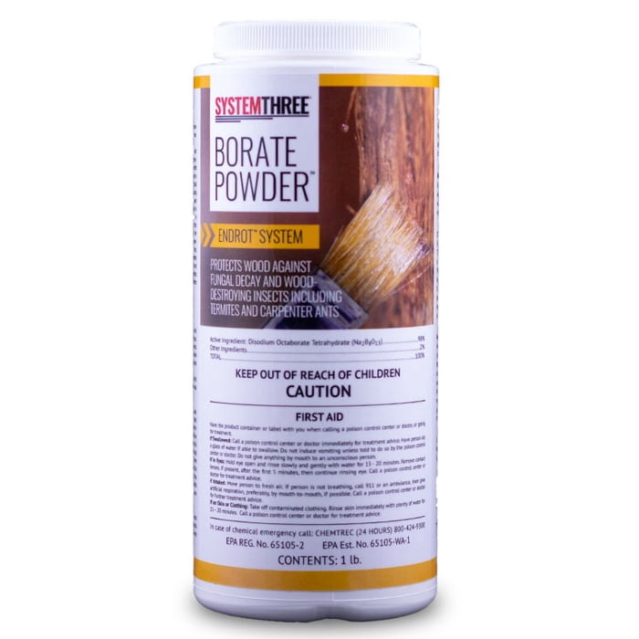 36-Pack of 1 lb System Three Resins 1510S16 White EndRot Borate Powder ...