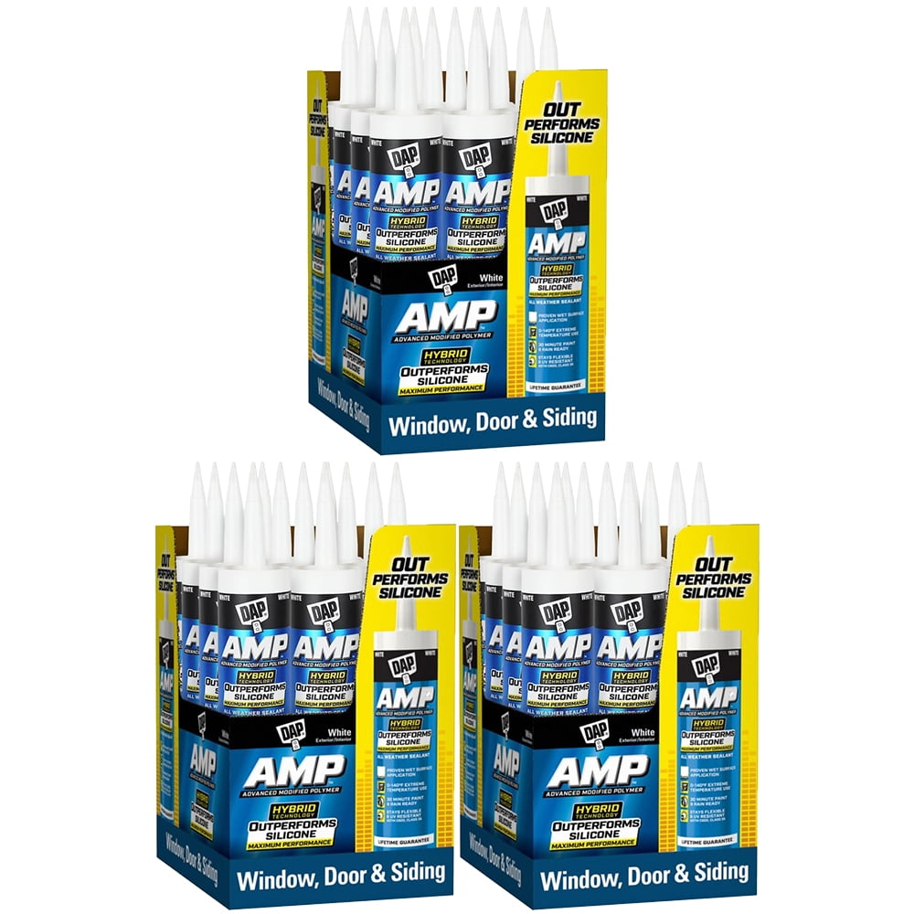 36‐Pack of 9 oz Dap 00760 White AMP Advanced Modified Polymer All ...