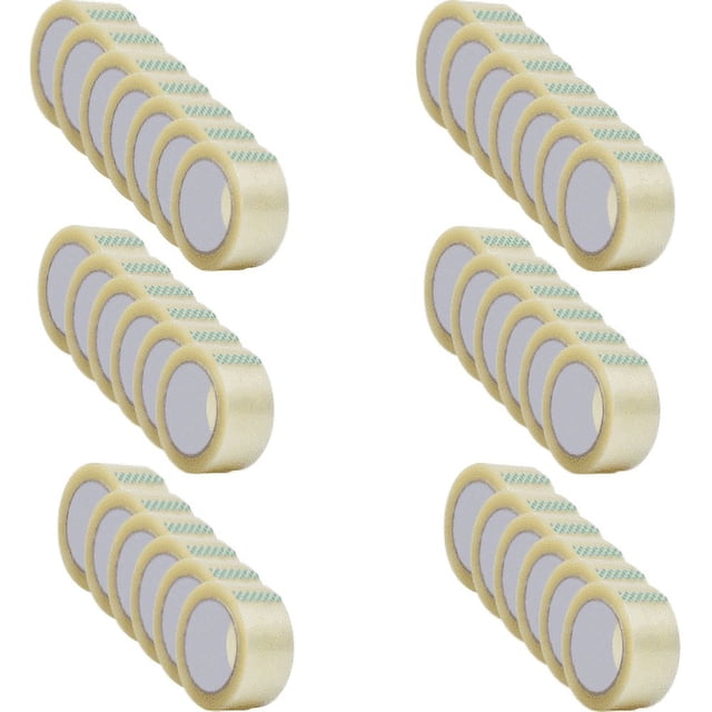 Heavy Duty 36 Pack of Clear Packing Tape-Acrylic-2 Inch- 110 Yards- 2.6 ...