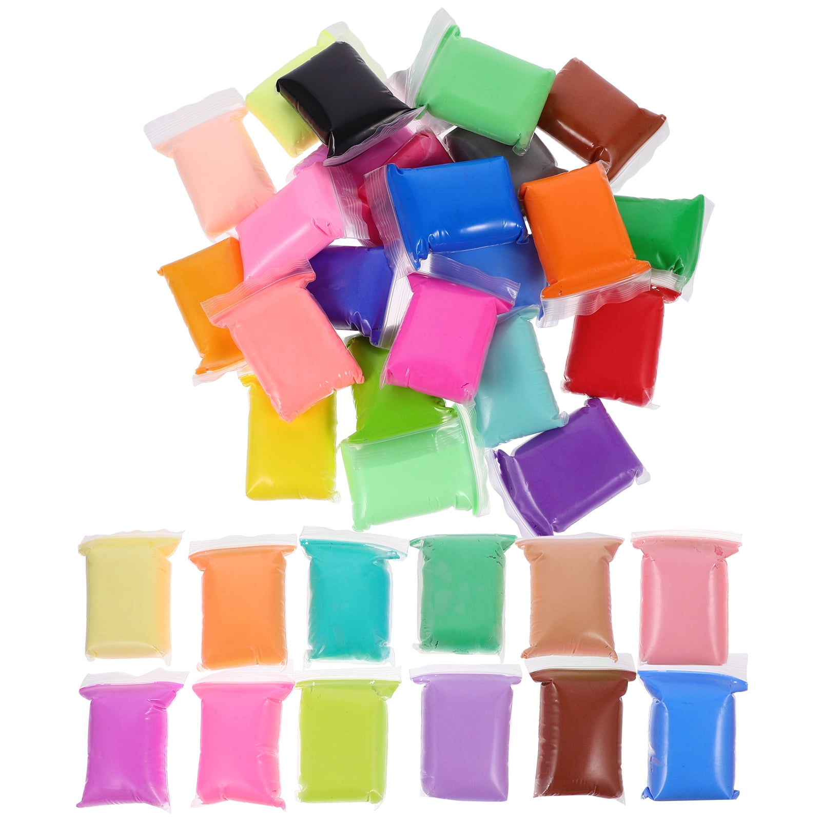 Homoyoyo DIY Clay Kit Assorted Color Plastic for Art Projects Easy ...