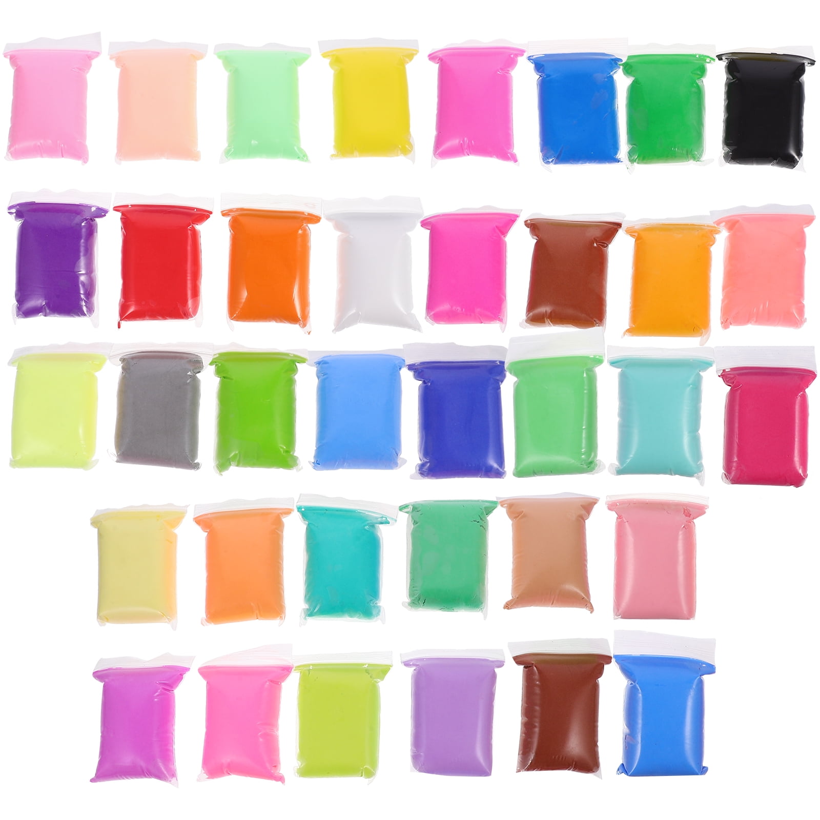 36 Packs Colored Clay Kit DIY Clay Crafts Modeling Clays For Toddler ...