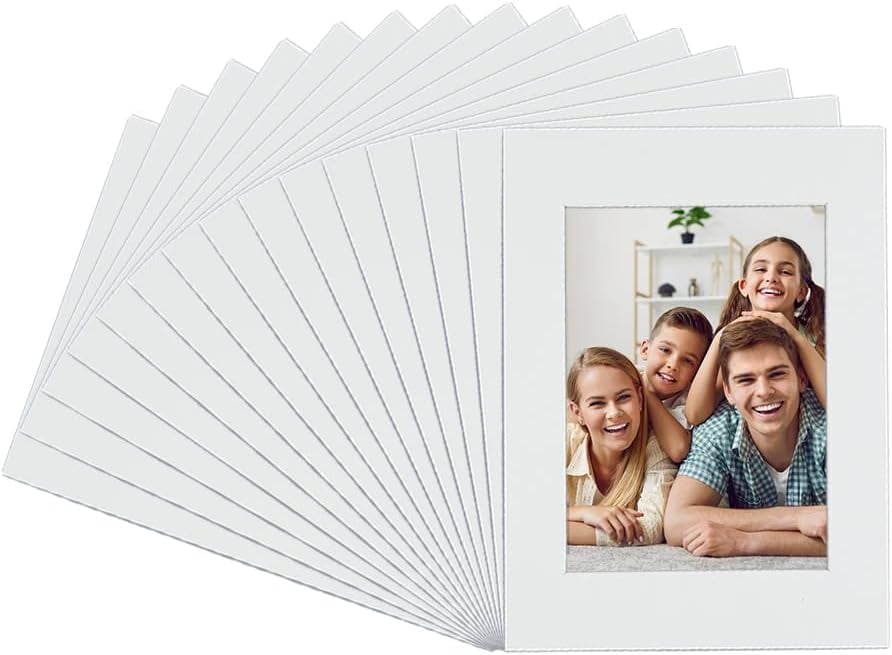 36 Packs Picture Mat Photo Mat 5x7inch for 3.4x5inch Photos Antique ...