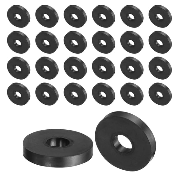 36 Packs Rubber Spacers 30mm OD, 10mm ID, 5mm Height Round Anti ...