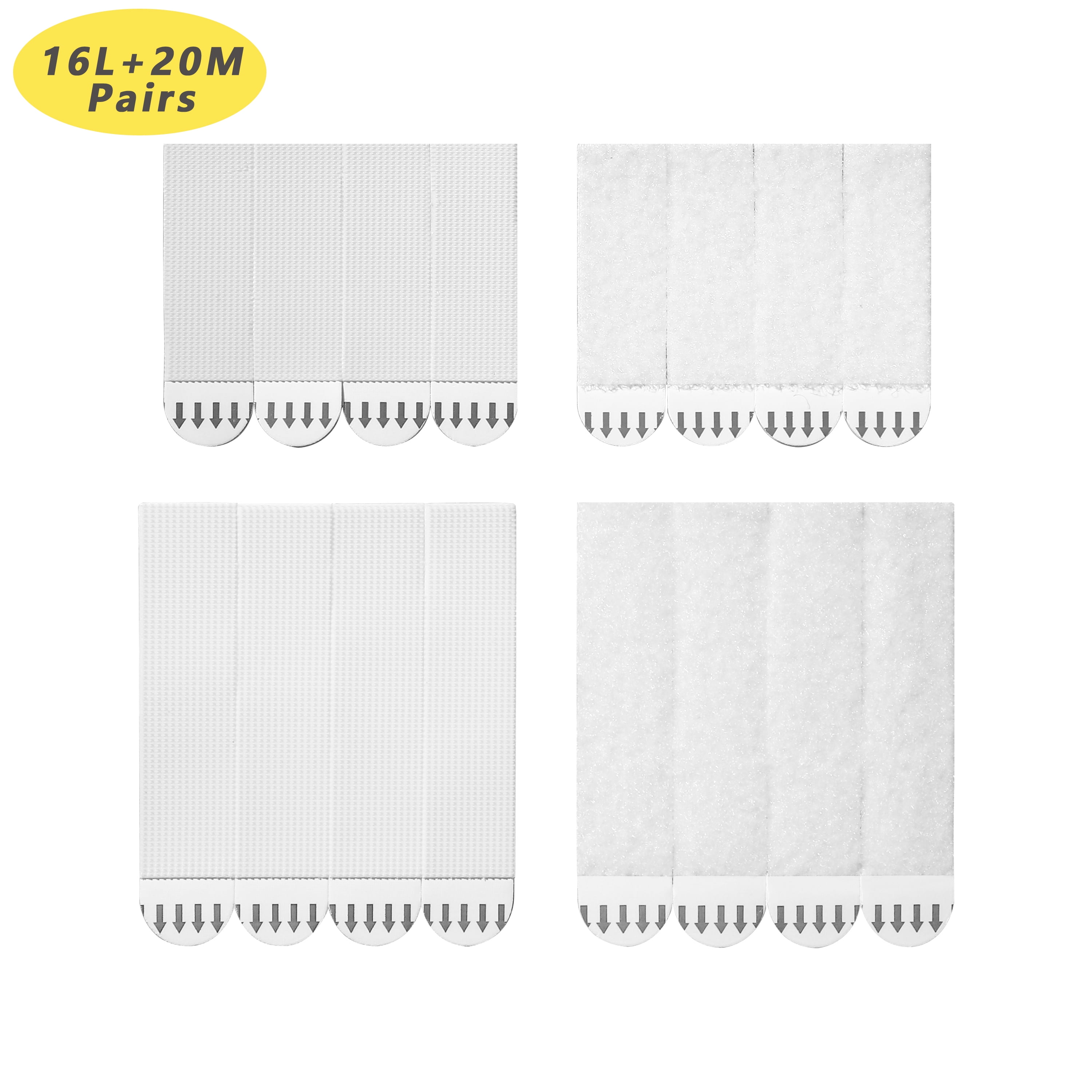 Command Decorating Clips Value Pack, White, 40 Clips, 48 Strips/Pack ...