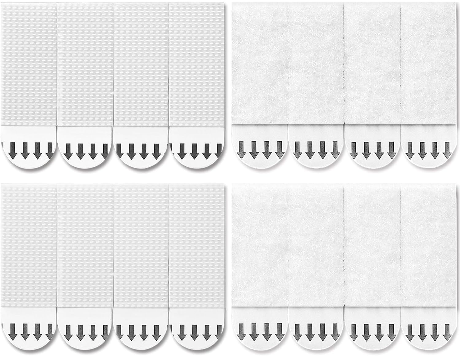 60-Pairs(120 Strips) Sticky Picture Hangers for Walls, Picture Hanging ...