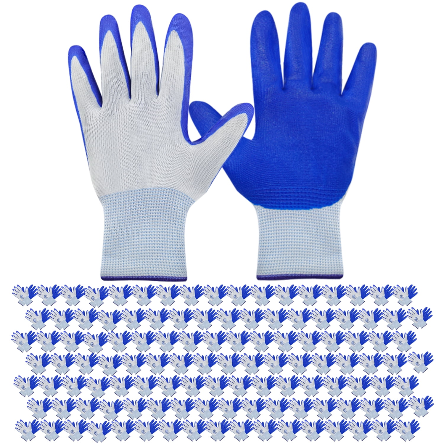36 Pairs Gardening Work Gloves Bulk for Men Women, Breathable Nitrile ...