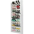 36 Pairs Over-The-Door Shoe Rack 12 Layers Wall Hanging Closet Shoe ...