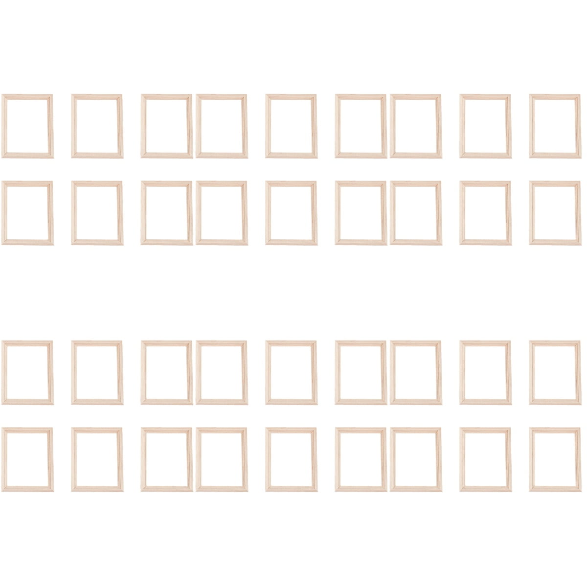 36 Pcs 1/12 Simulated Photo Frame Model Artificial Micro Decors ...