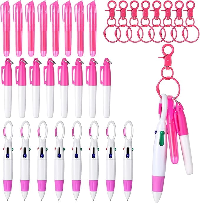 36 Pcs 9 Set Mini Highlighter Nurse Pen Pack Set Nurse Pens for Badge ...
