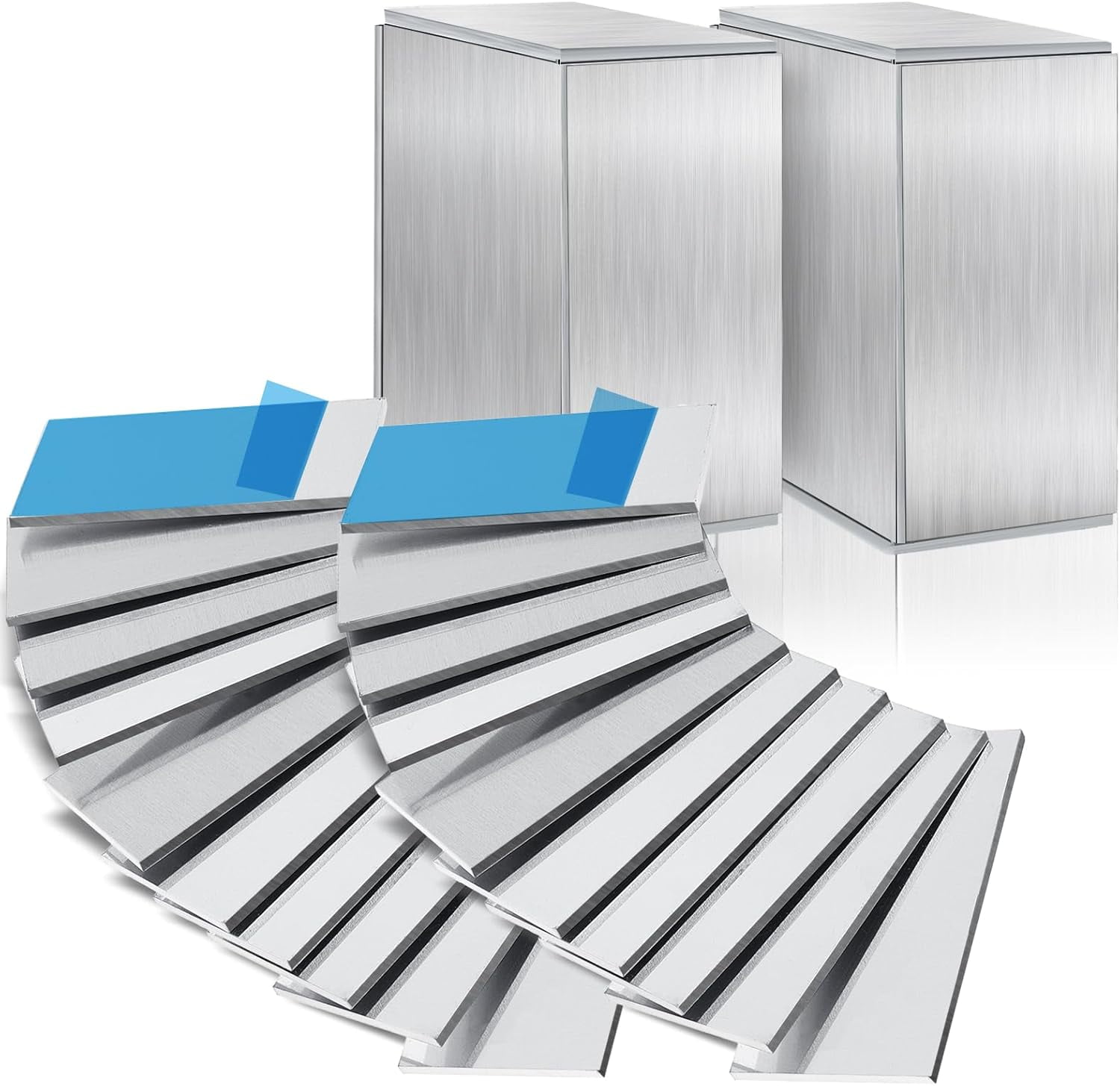 36 Pcs Aluminum Sheet Metal 2 x 4 x 1/8 (0.13”) Inch Thin Flat Plain ...