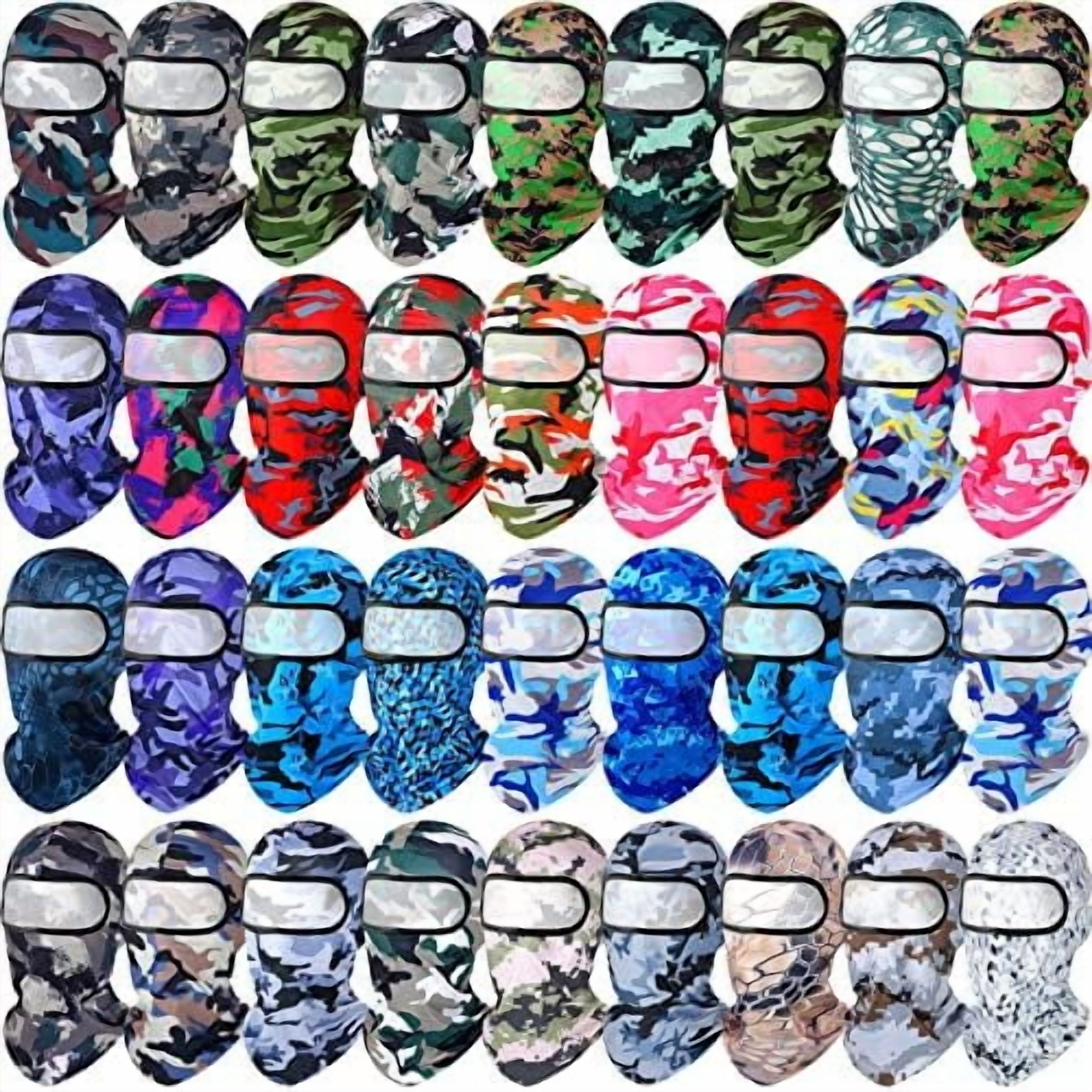 36 Pcs Balaclava Face Cover Ski Mask Full Face Cover UV Sun Protection ...