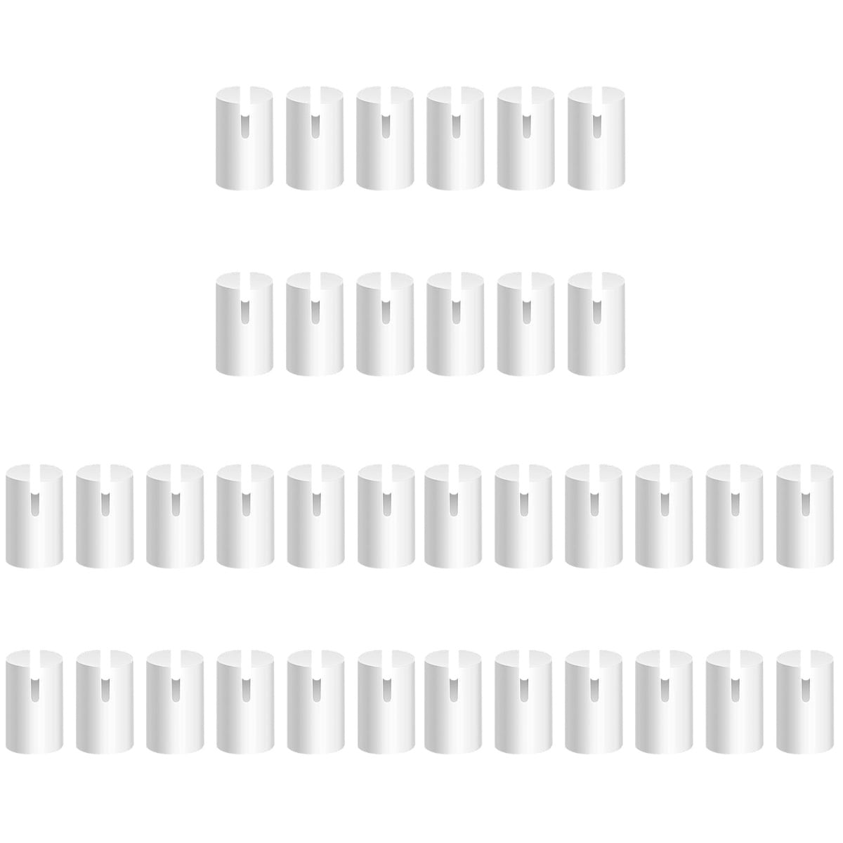 36 Pcs Banjo Bridge Nut Guitar Accesories String Bolt The Strings White