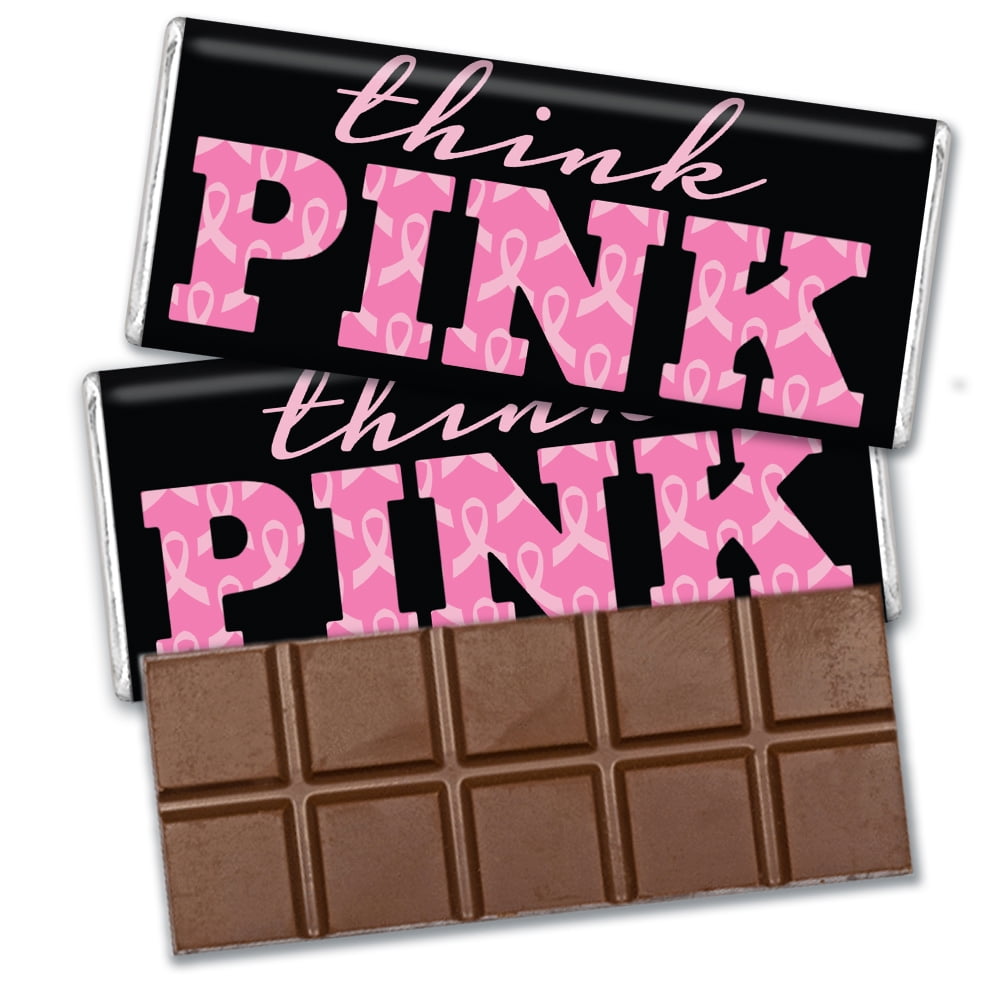 36 Pcs Breast Cancer Awareness Candy Gifts in Bulk Belgian Chocolate ...