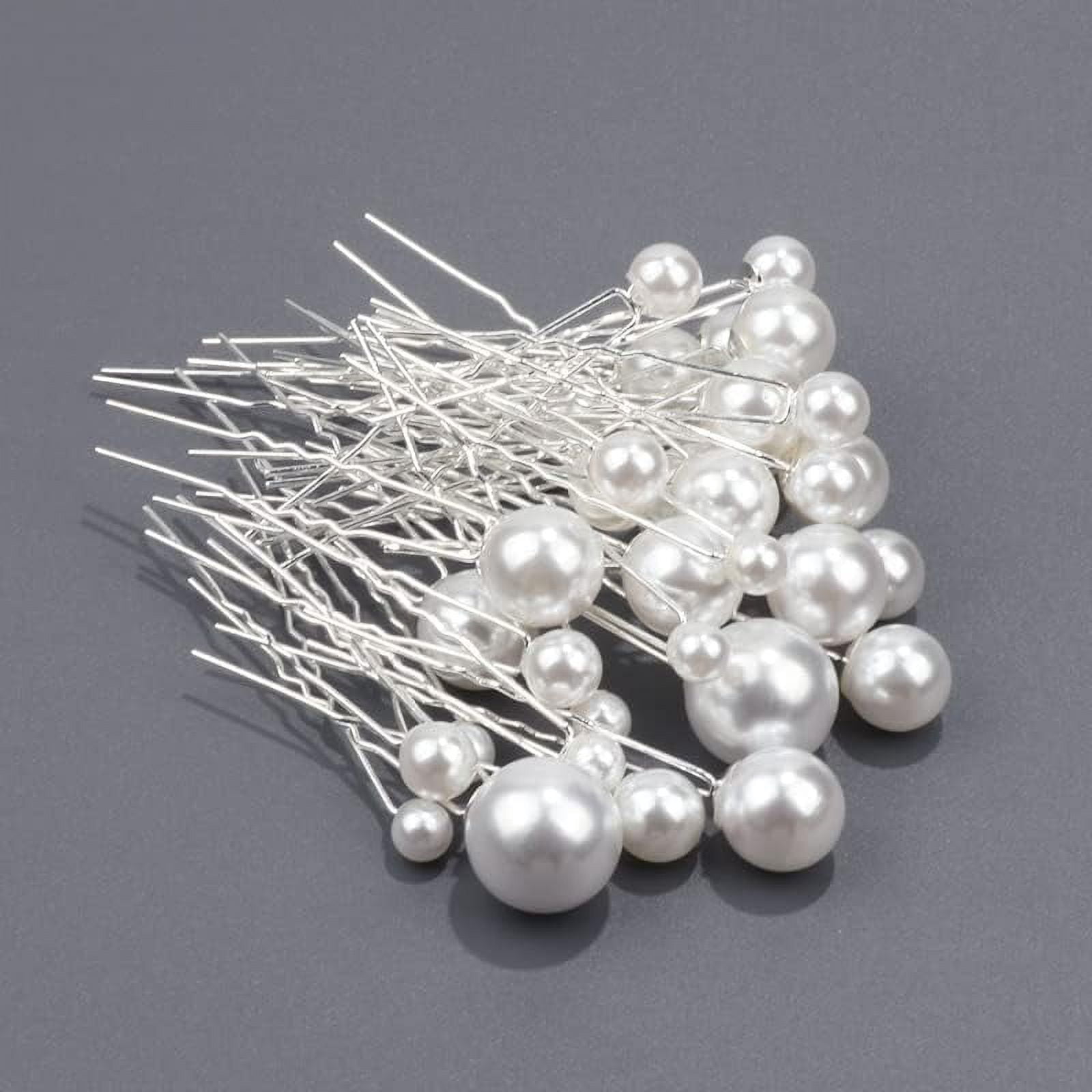 36 Pcs Bridal Hair Pins, Pearl Bobby Clips, Elegant Bride Wedding Pearl ...