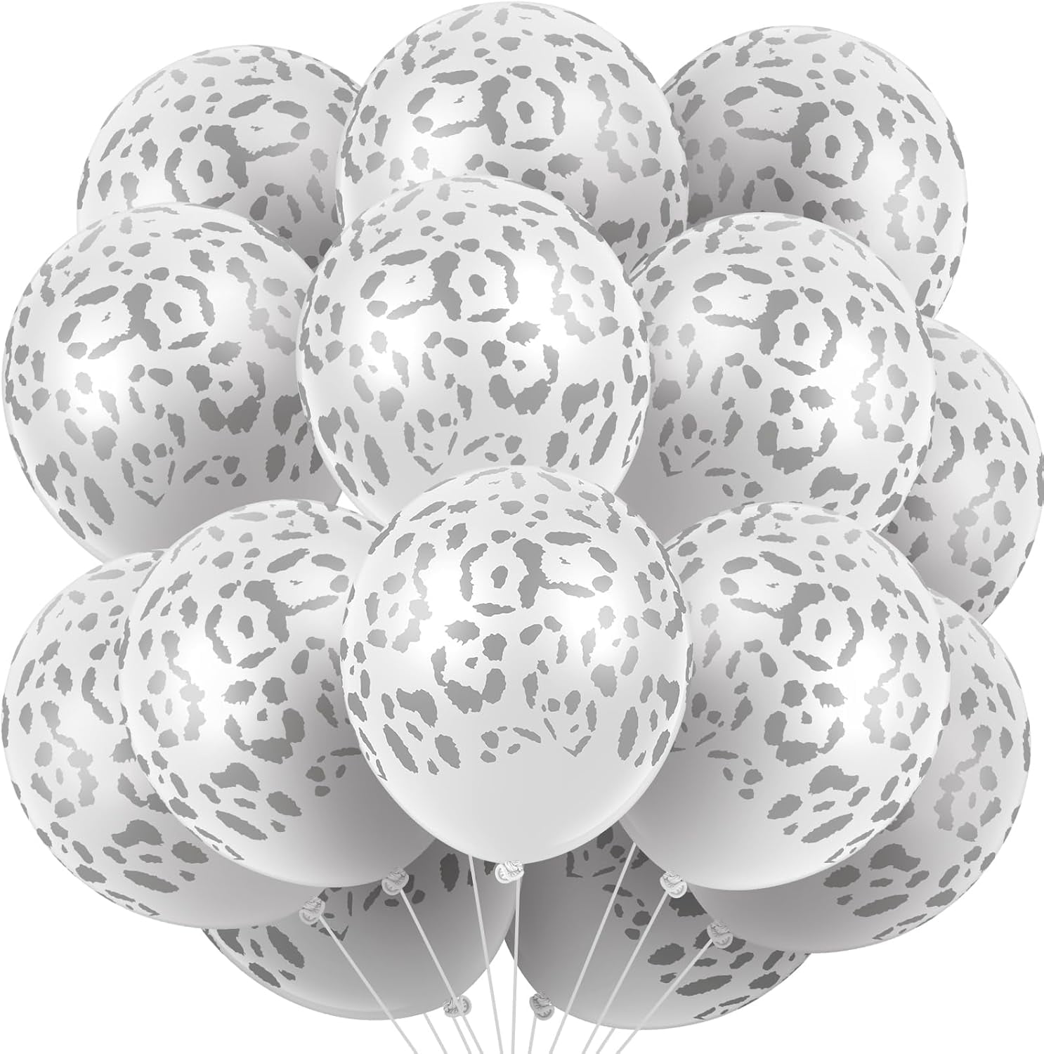 36 Pcs Cheetah Balloons Leopard Print Balloons Spots Latex Leopard ...