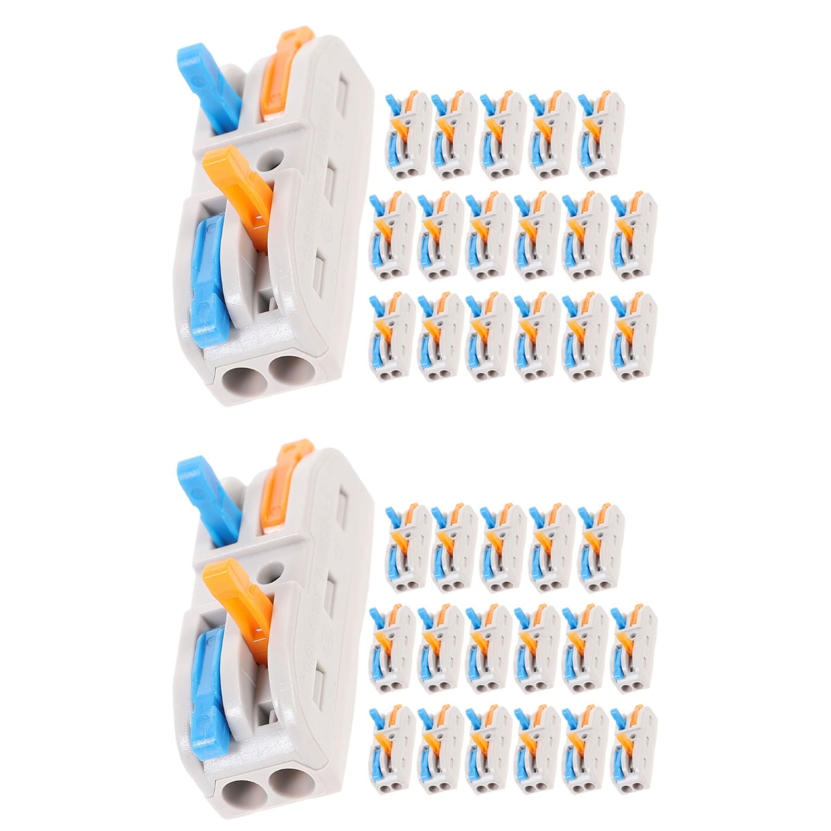 36 Pcs Connectors for Wiring Wire Leverage Splice Terminals Nylon ...