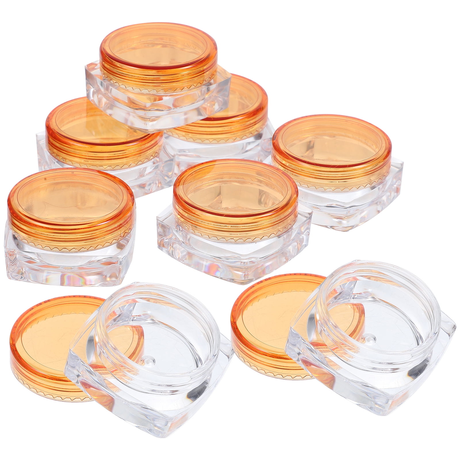 36 Pcs Cosmetic Bottle Buttercream Jar Jars with Lids Lip Balm ...