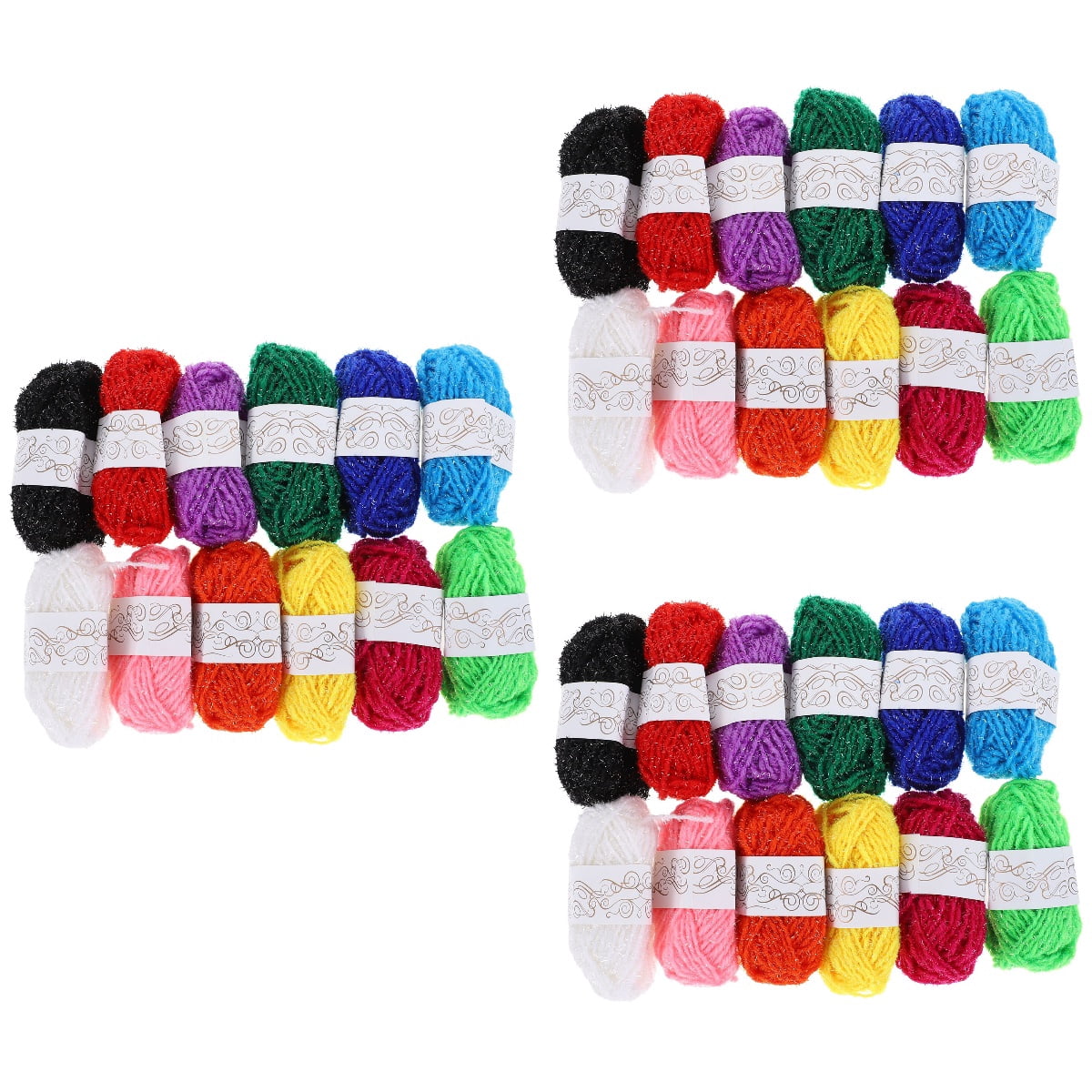 36 Pcs Crochet Accessories Blanket Scarf Cotton Yarn Ball of Major ...