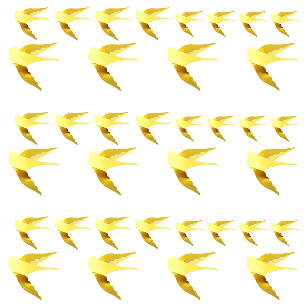 36 Pcs Decal Butterfly Decorative Wall Sticker D Swallow Wall Art ...