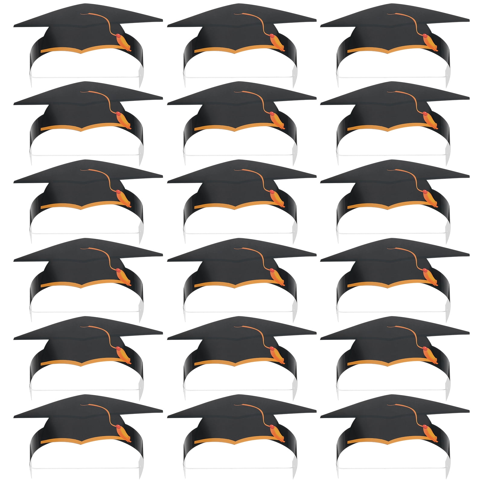36 Pcs Dice DIY Graduation Caps Doctor Paper Hat Child - Walmart.com