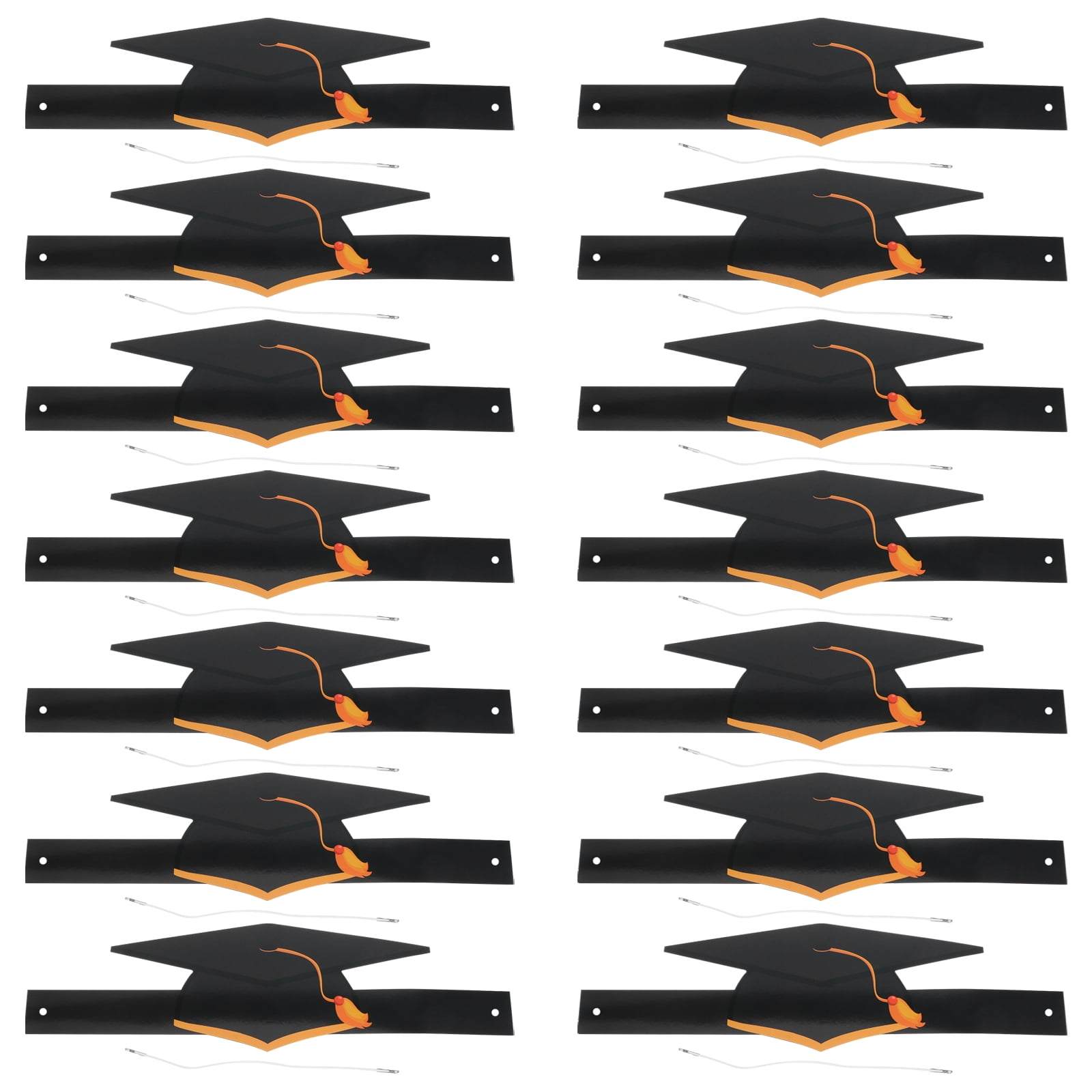 36 Pcs Doctor Paper Hat Grad Hats Graduation for Kids Dice Child Black ...