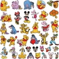 36 Pcs Embroidered Pooh On Patches for Clothing, Embroidered applique ...