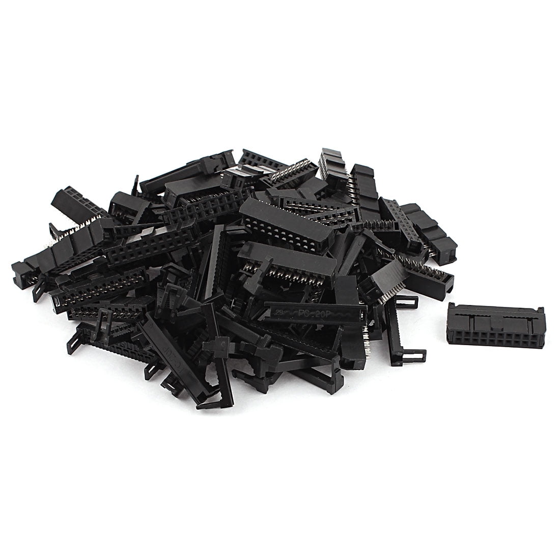 36 Pcs FC-20P 2x10 Pin Female Header IDC Cable Connector 2.54mm Pitch - Walmart.com