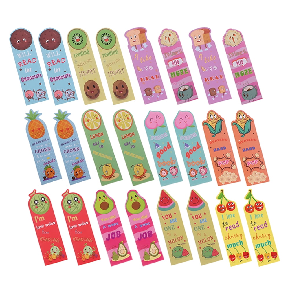 36 Pcs Fruit Bookmark Fruits Pattern Bookmarks Page Markers Bookmarks ...