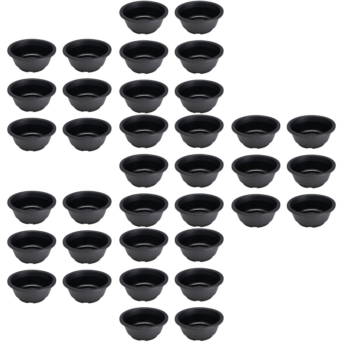 36 Pcs Gardening Flower Pot Hollow Bottom Flower Planting Pots Flower ...