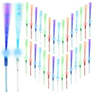 LED Foam Batons Pack of 100 Multicolor Light Up Batons with 3 Modes, 18 ...