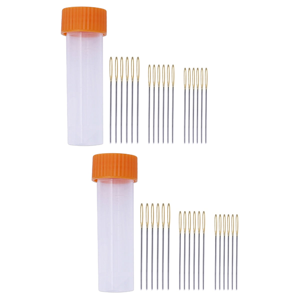 36 Pcs Golden Tail Cross Stitch Needle The Drop Knit Set Needles for ...