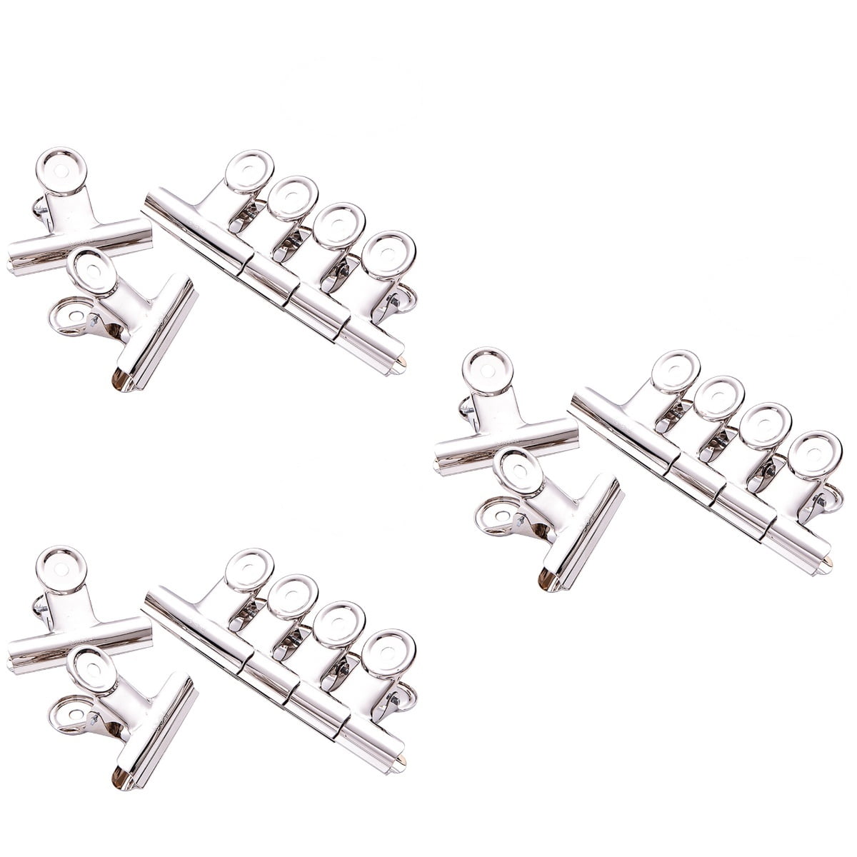 36 Pcs Large Metal Hinge Clip Paper File Binder Clips for Pictures ...
