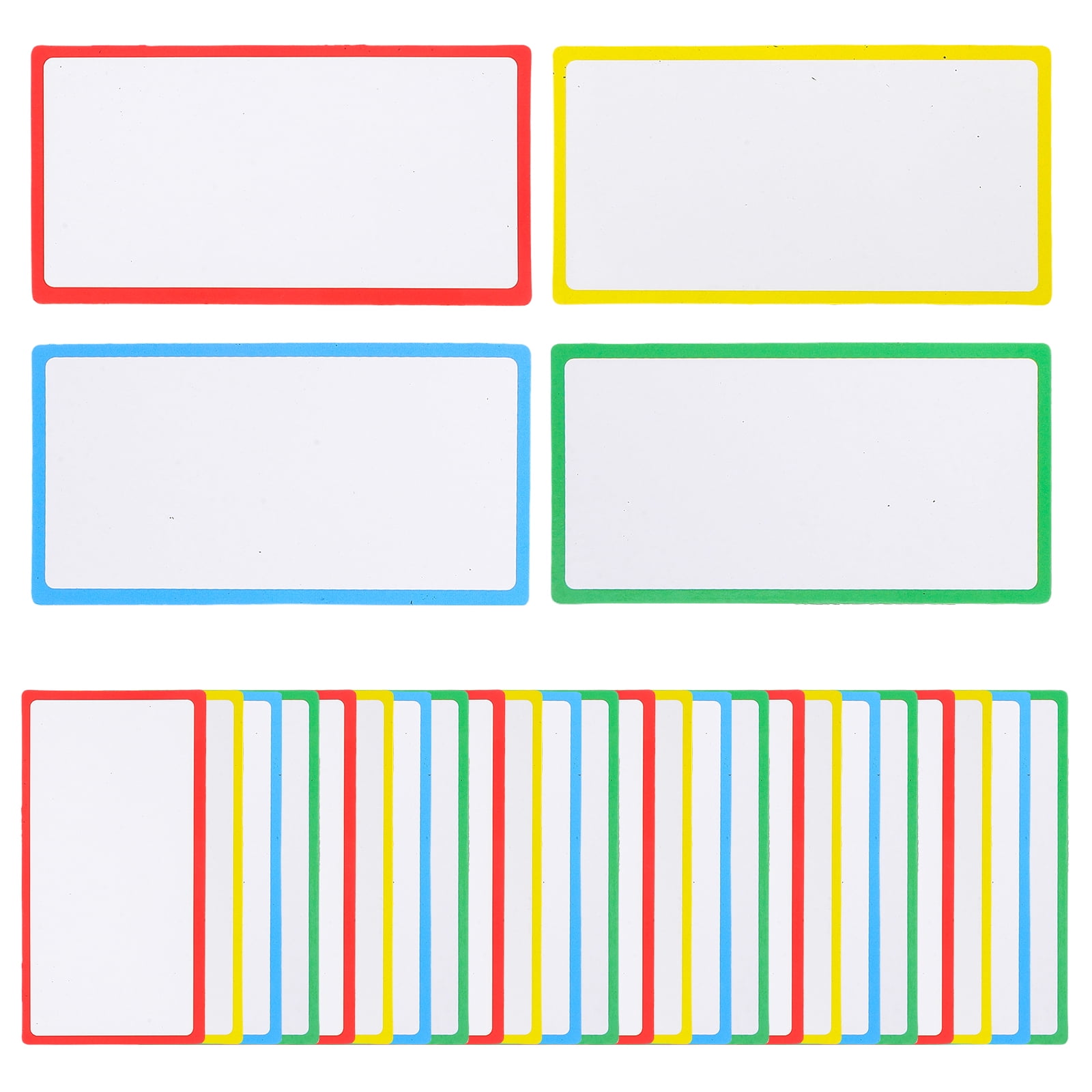 36 Pcs Magnet Labels for Whiteboard Magnetic Name Tape Erasable ...