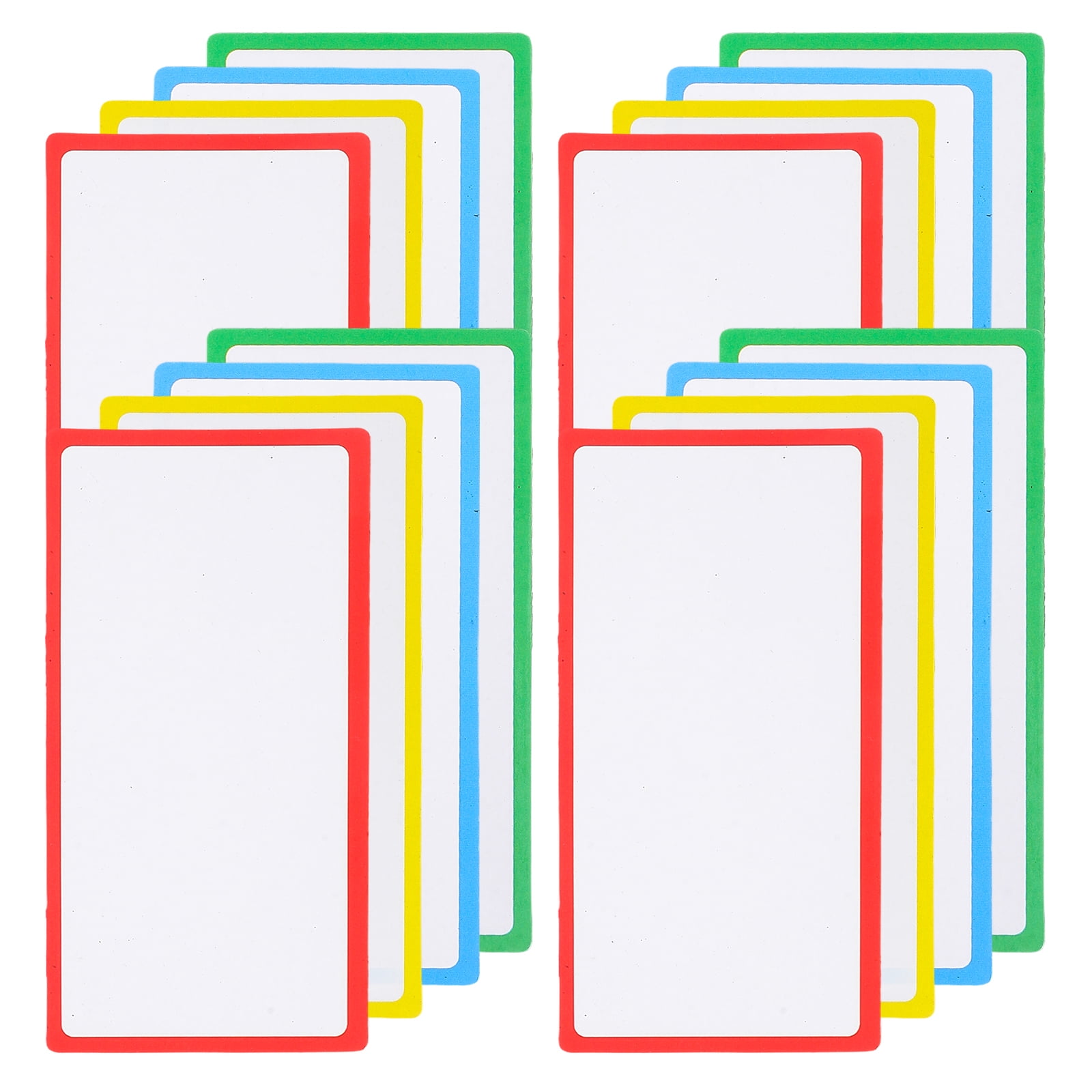 FONDOTIN 36Pcs Assorted Color Magnetic Name Tags Dry Erase Labels for ...