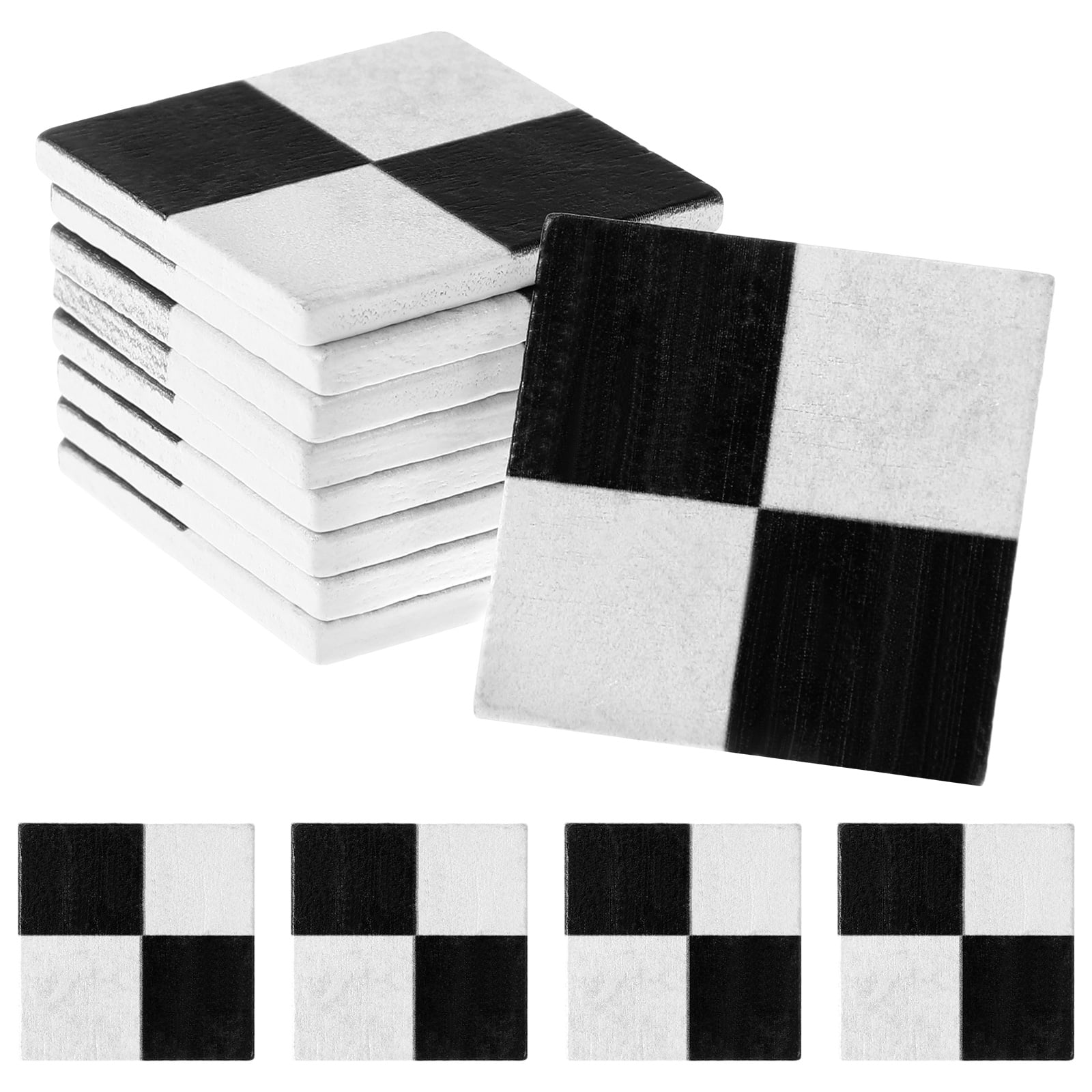 Eease 36 Pcs Mini House Wood Floorboards Decorative Tiny Floor Sheets ...