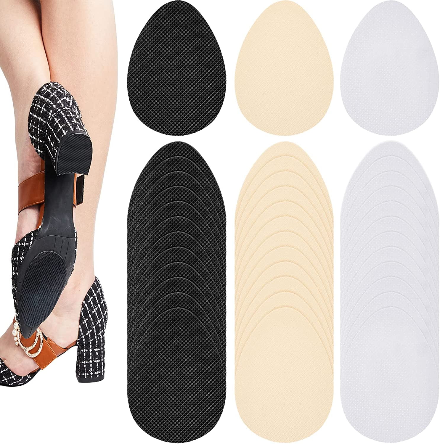 36 Pcs Non Slip Shoes Pads Adhesive Shoe Sole Protectors No Skid Shoe ...