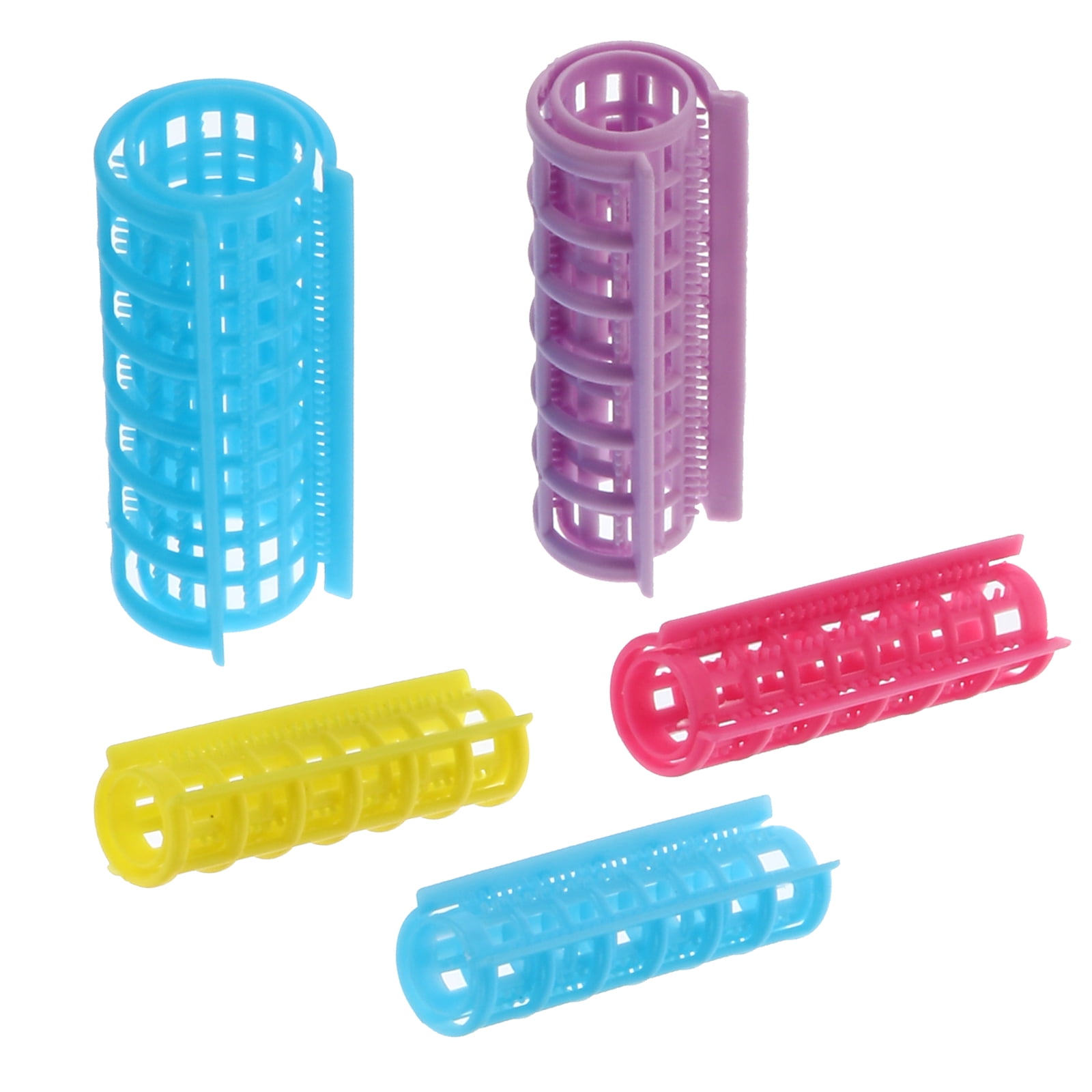 36 Pcs Plastic Hair Rollers Auto Curling Iron Fringe Curls Sponge ...