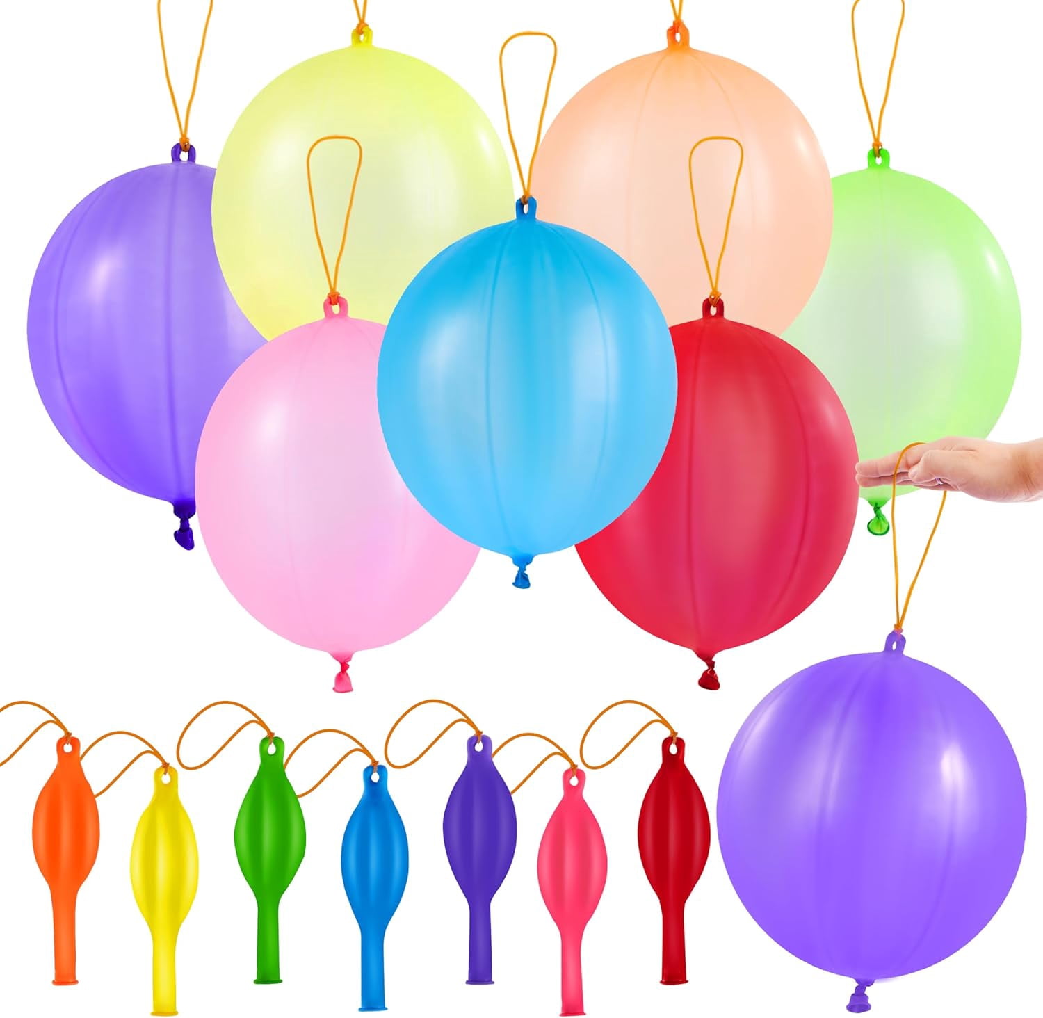 36 Pcs Punch Balloons, Easter Egg Fillers, Heavy Duty Party Favors for ...