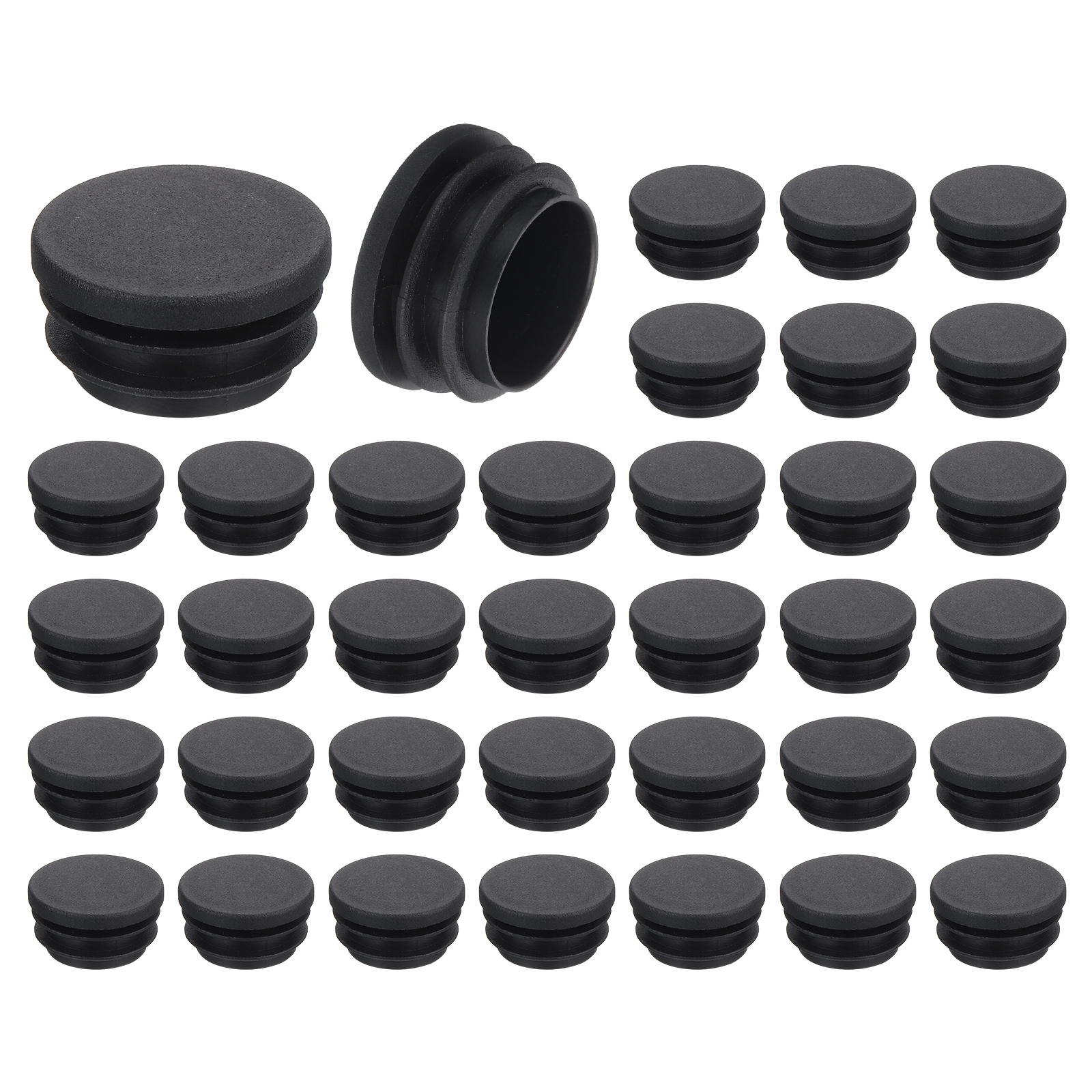 36 Pcs Round Plastic Plug, Furniture Leg Pipe Insert for Chair, Sofa ...