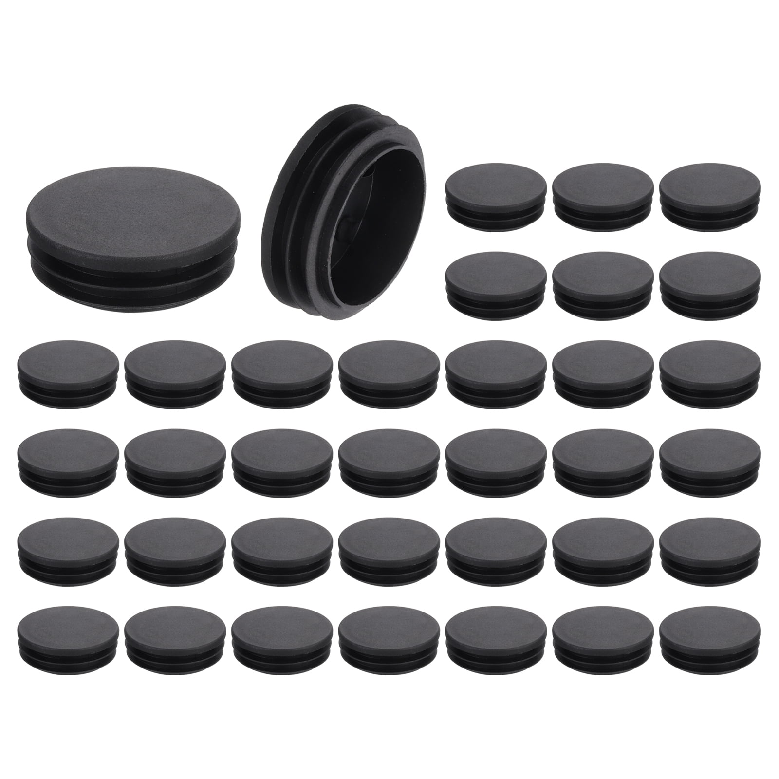36 Pcs Round Plastic Plug, Furniture Leg Pipe Insert for Chair, Sofa ...