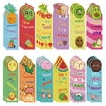 36 Pcs Scratch and Sniff Scented Bookmarks Fruit Food Theme Sayings ...